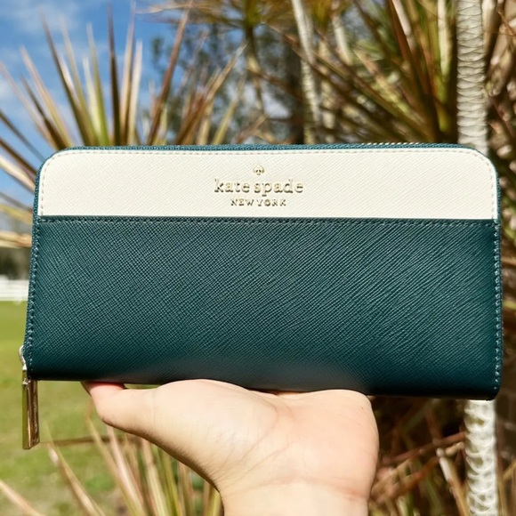 kate spade | Bags | Kate Spade Colorblock Saffiano Large Continental ...